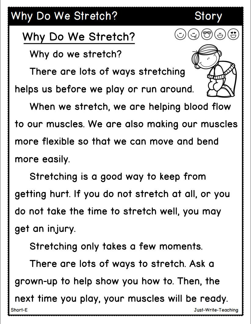 First Grade Reading Comprehension Short E Texts, Activities, Skills ...