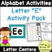 Letter E Practice Games and Activity Pack - Etsy