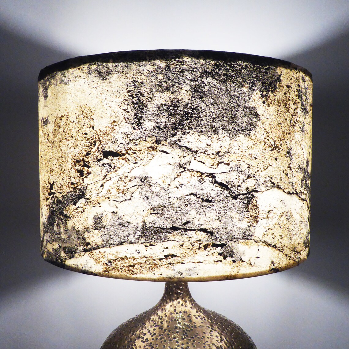 Autumn Rustic Stone Veneer Translucent Lampshade - Etsy