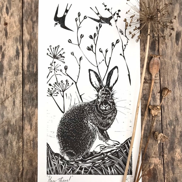 Lino Print Art - Etsy UK