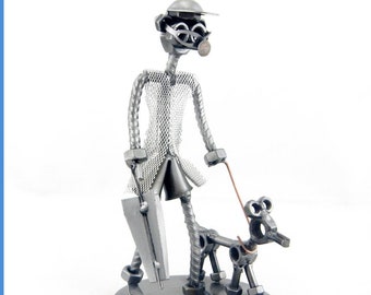 METAL SCULPTURE 100% Handmade Gift Idea Made With Mechanical | Etsy