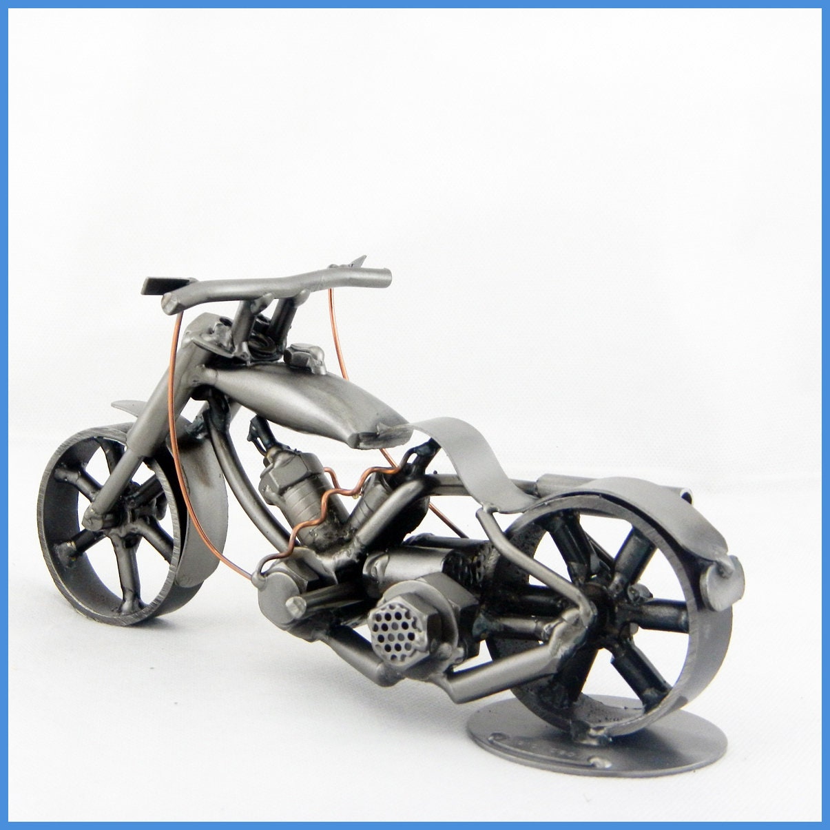 METAL SCULPTURE, 100% Handmade Gift Idea Made With Mechanical ...