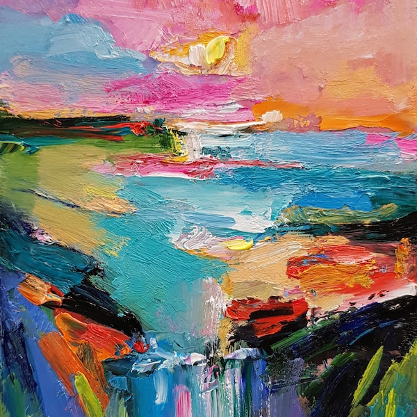 Large Landscape Painting - Etsy