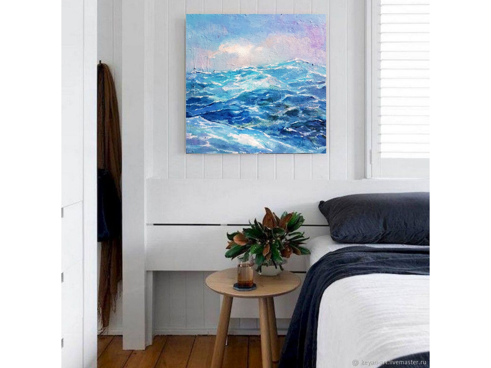 Deep Ocean Painting Original Texture Oil Artwork on Canvas - Etsy