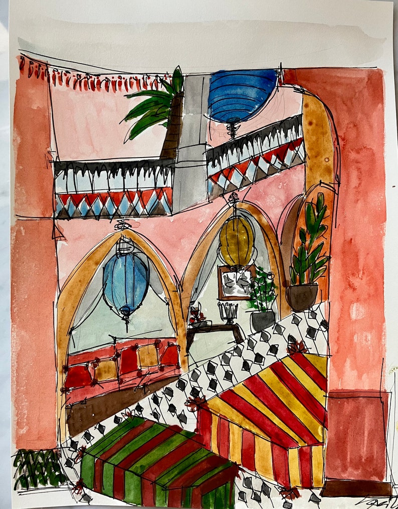 RIAD JEEMA, Marrakech Riad, Moroccan Wall Art, Marrakech Hotel ...