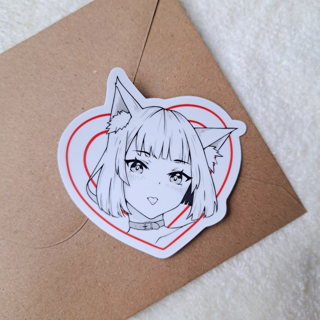 Anime Girl Sticker - Etsy