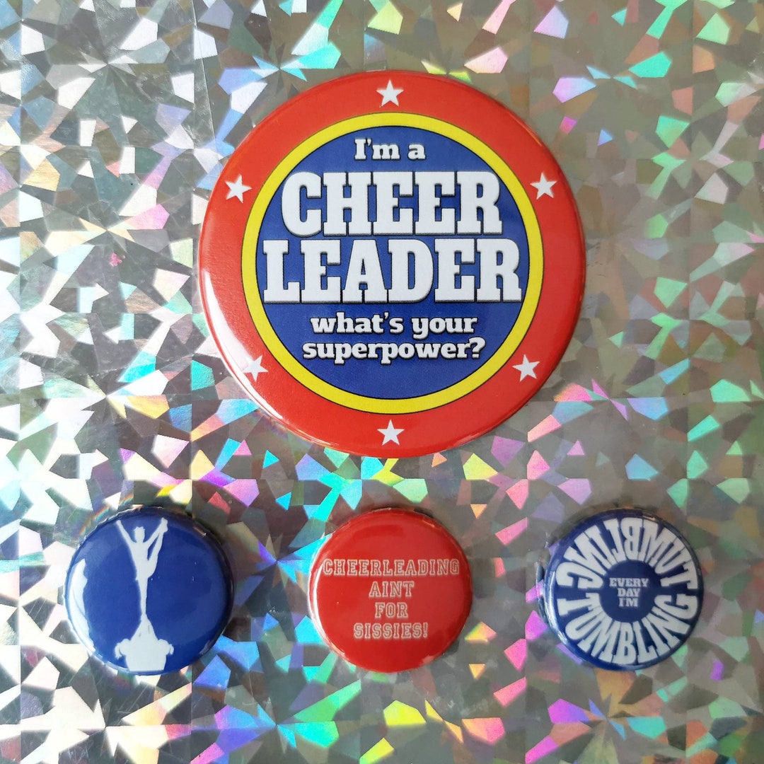 Cheerleading Pin Badges Add a Little Pep to Your Style Whats Your ...
