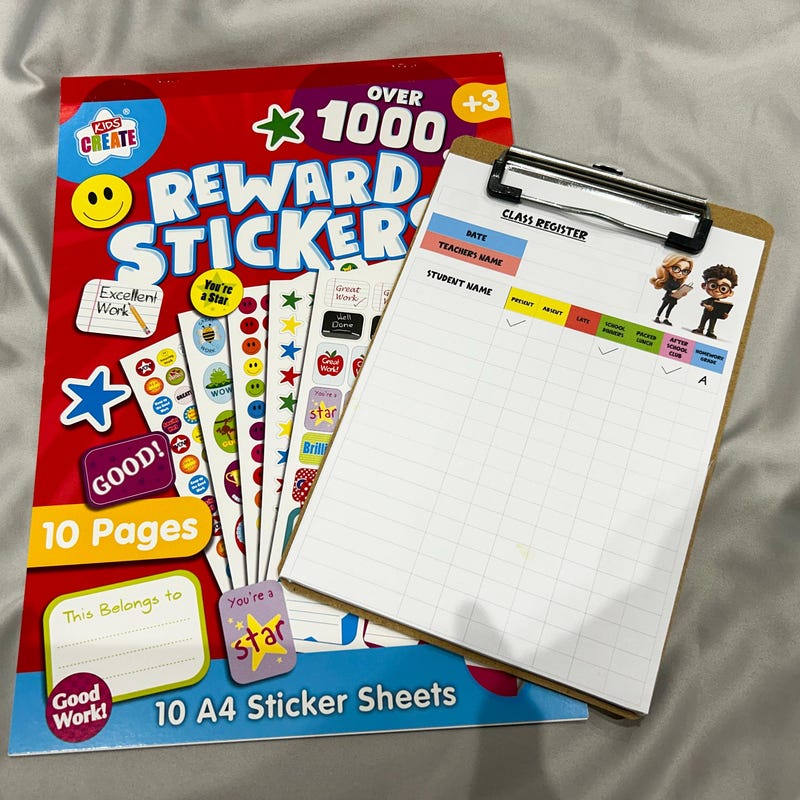 Role Play School Register - Etsy UK