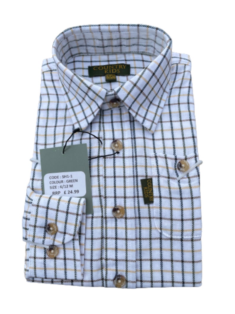 Children's Check Shirts - Etsy