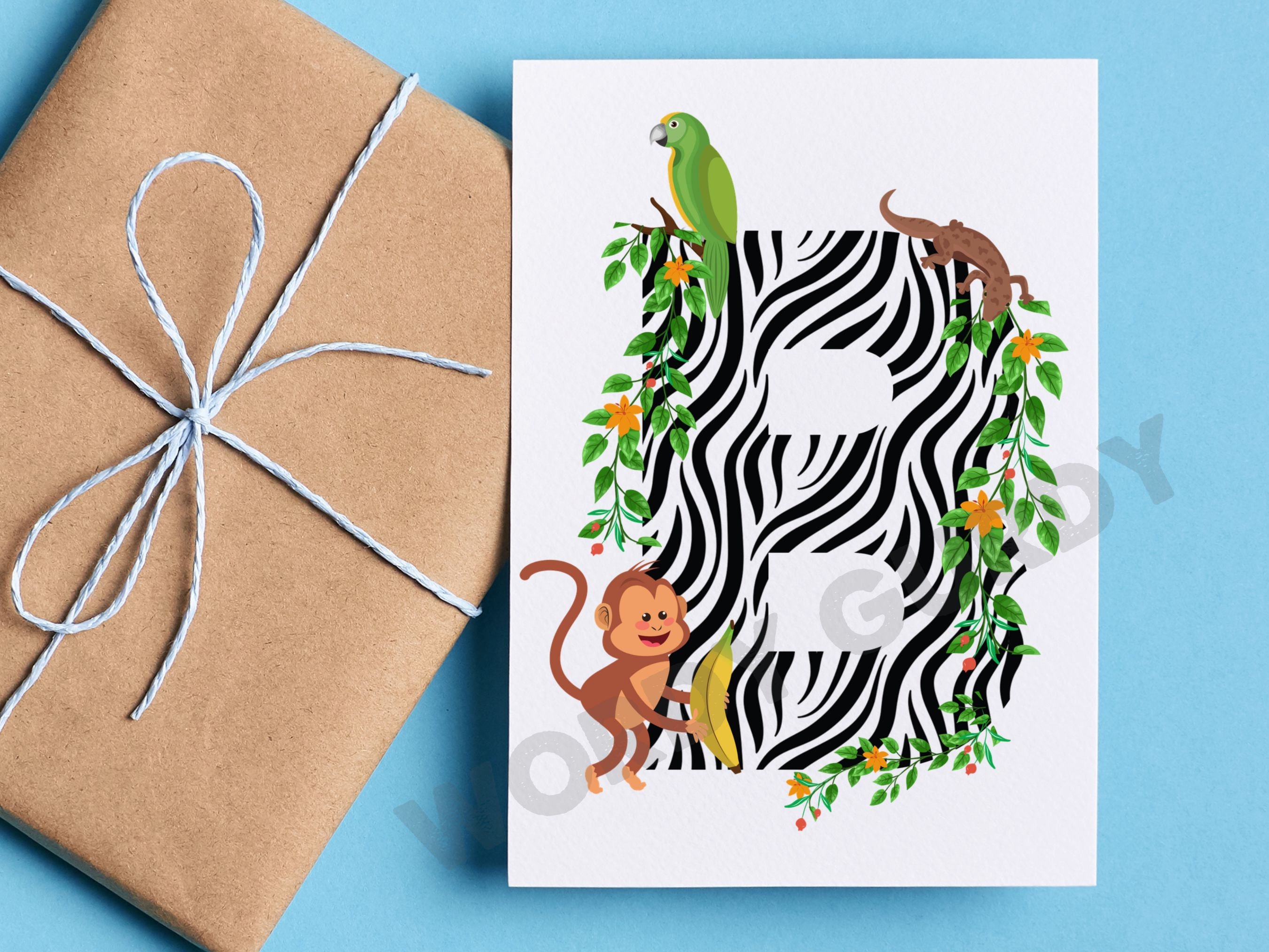 Digital Download Printable 5x7 Card Template Available US - Etsy