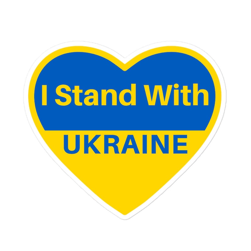 I Stand With Ukraine Stickers - Etsy