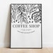 Coffee Shop - Printable Wall ART | Restaurant, Kitchen, Coffee Lounge ...