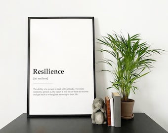 Resilience Wall Art - Etsy
