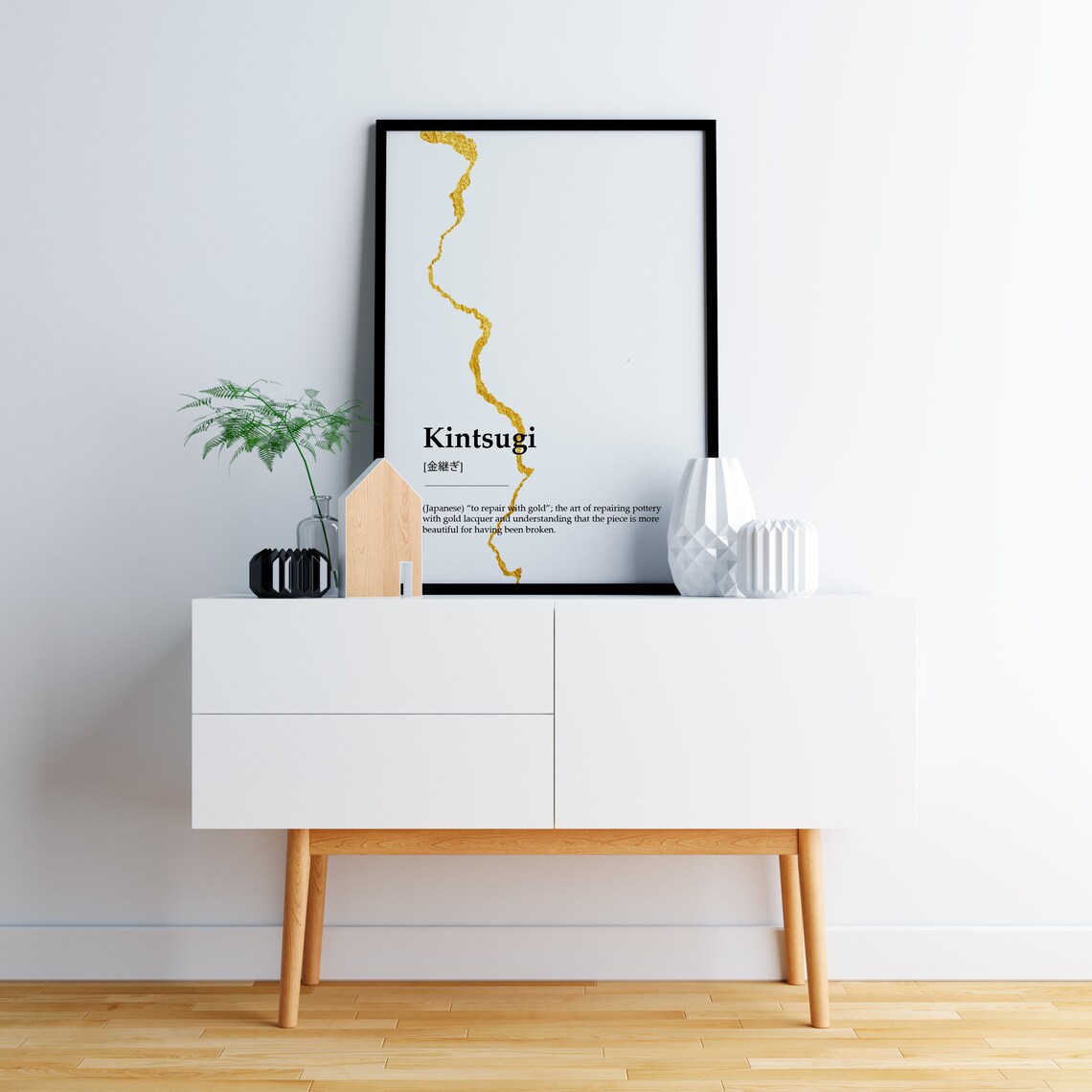 Kintsugi Definition Print - Japan Printable Wall ART | Quote Print ...