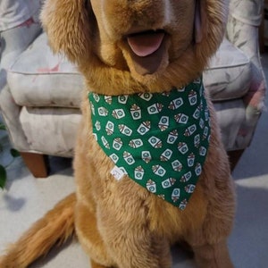 Starbucks PUP CUP Puppuccino Dog BANDANA * Handcrafted * Pet Friendly ...