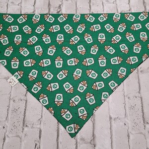 Starbucks PUP CUP Puppuccino Dog BANDANA * Handcrafted * Pet Friendly ...