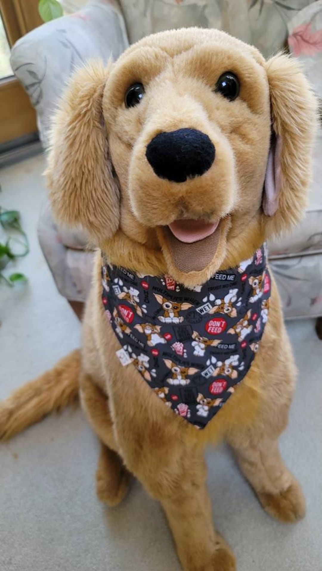 GIZMO Gremlins DOG BANDANA * Handcrafted * Pet Friendly * Over the ...