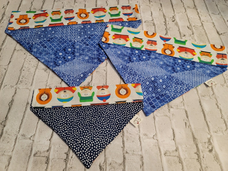 SOUTH PARK TV Characters Cartman Kenny Dog Bandana Handcrafted Pet ...
