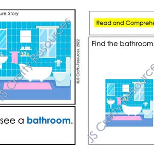 PICTURE STORY COMPREHENSION: Things/people Around the House for Early ...