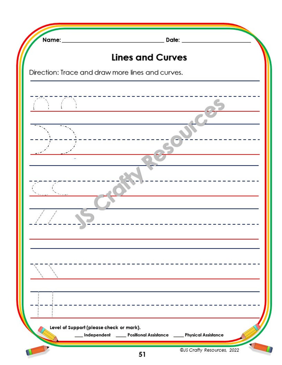 Writing Skills Development Activities Pre-k to K - Etsy