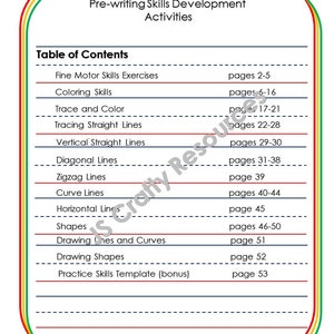Writing Skills Development Activities Pre-k to K - Etsy