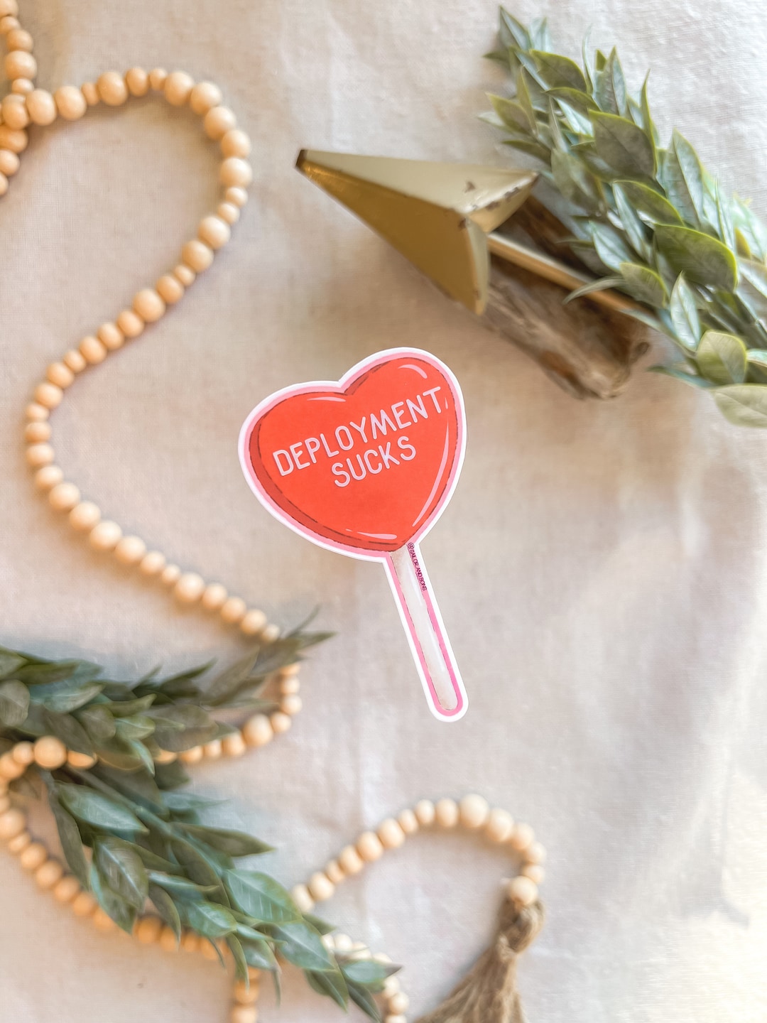 Deployment Sucks Lollipop Sticker - Military Spouse Gift - Etsy