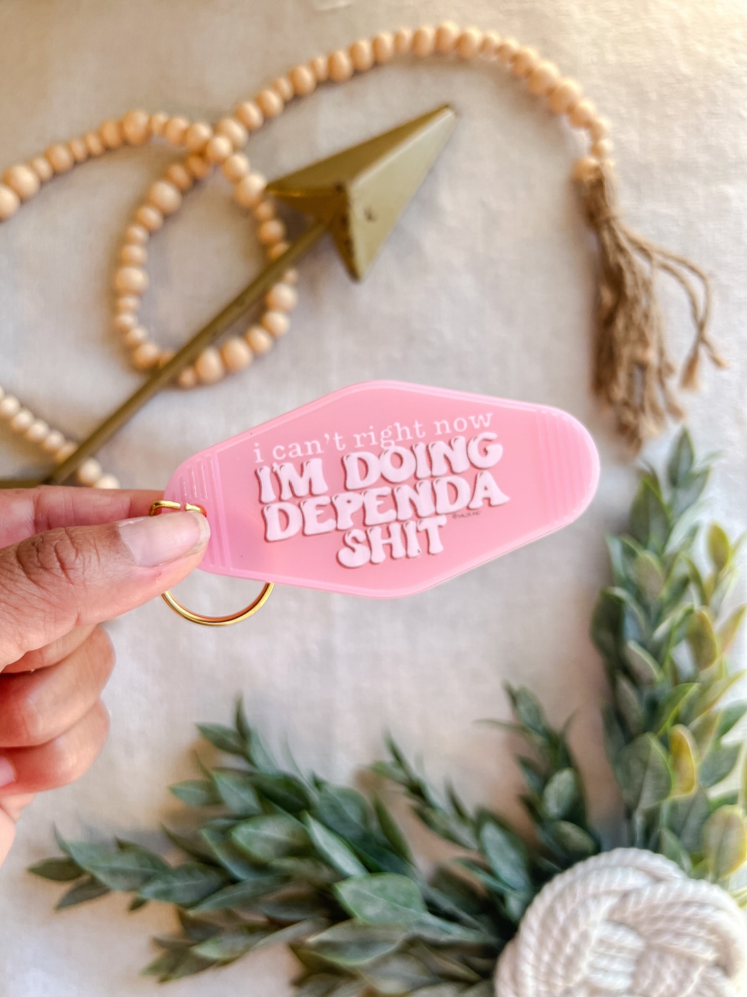I Can't Right Now, I'm Doing Dependa Shit Keychain | Military Gifts ...