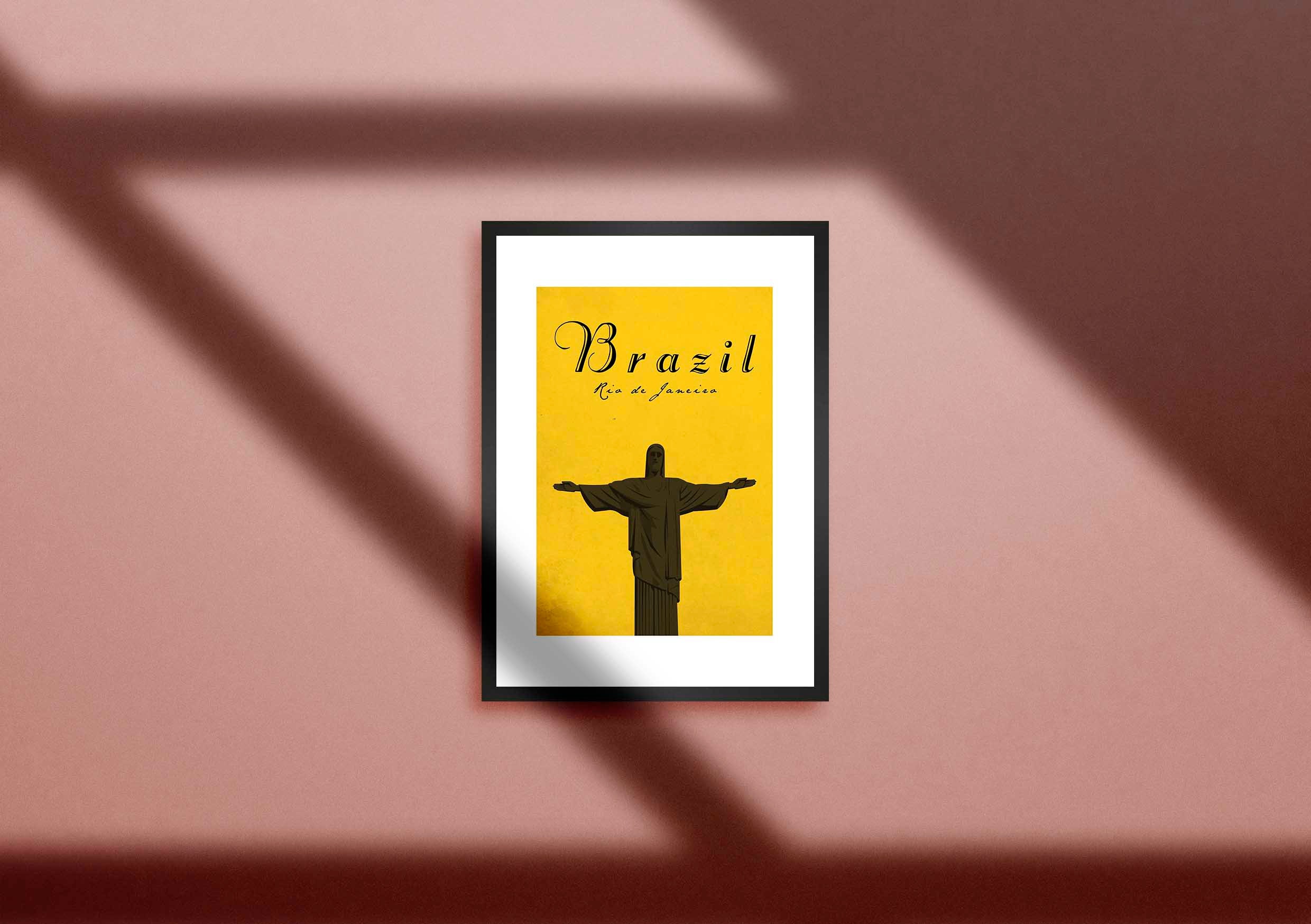 Printable Vintage Rio Poster | Rio De Janeiro, Rio De Janeiro Poster ...