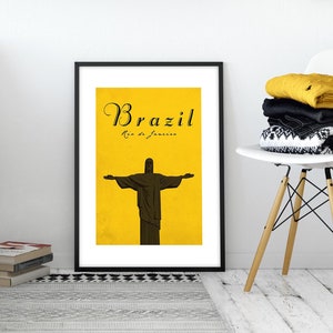Printable Vintage Rio Poster | Rio De Janeiro, Rio De Janeiro Poster ...
