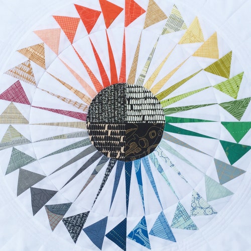 Spiral Geese Mini Quilt PDF - Etsy