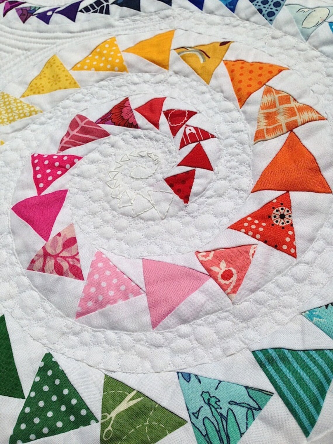 Spiral Geese Mini Quilt PDF - Etsy