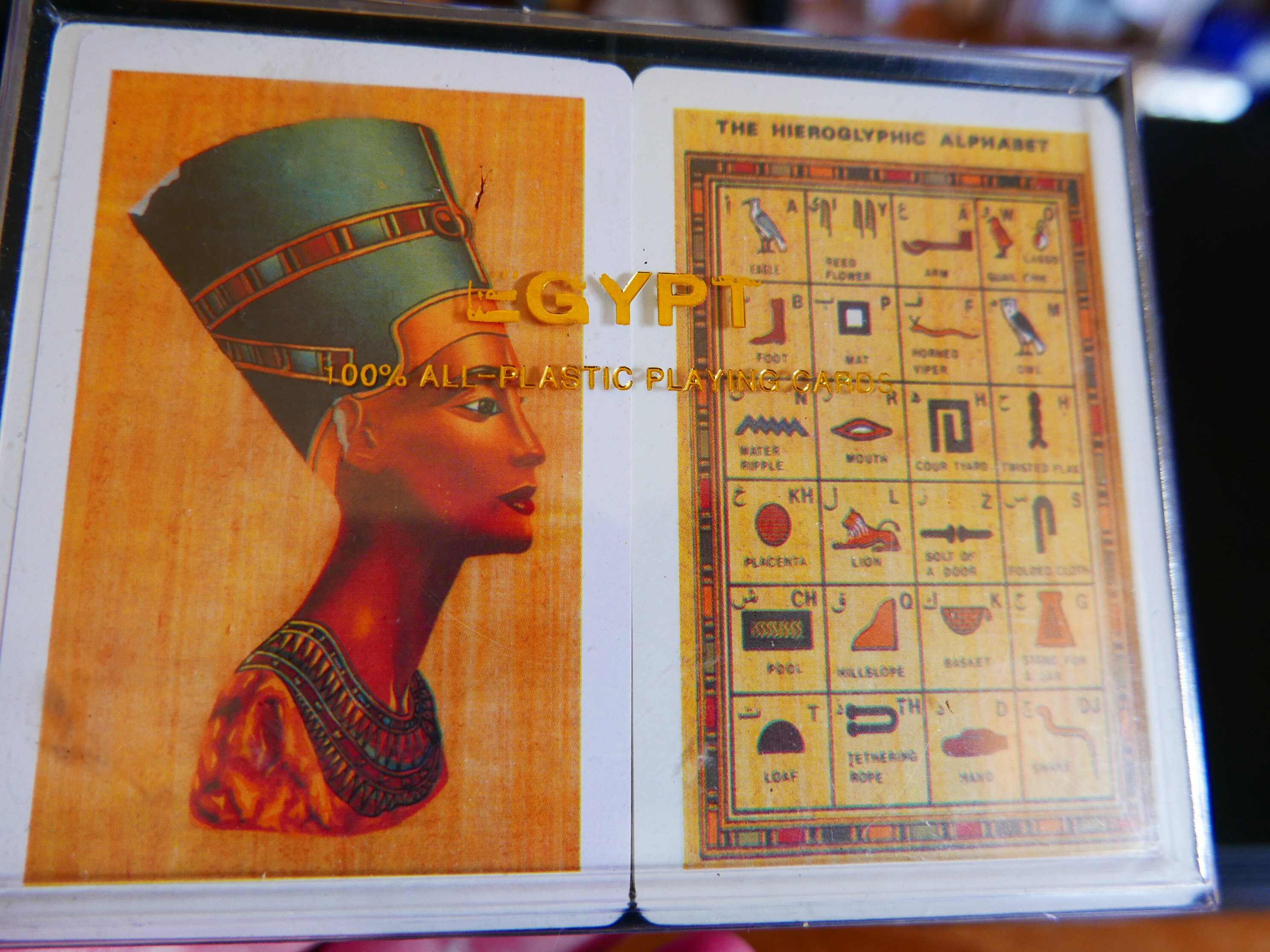 Vintage 2 Pack of Egyptian Playing Cards Boxed Complete. - Etsy UK