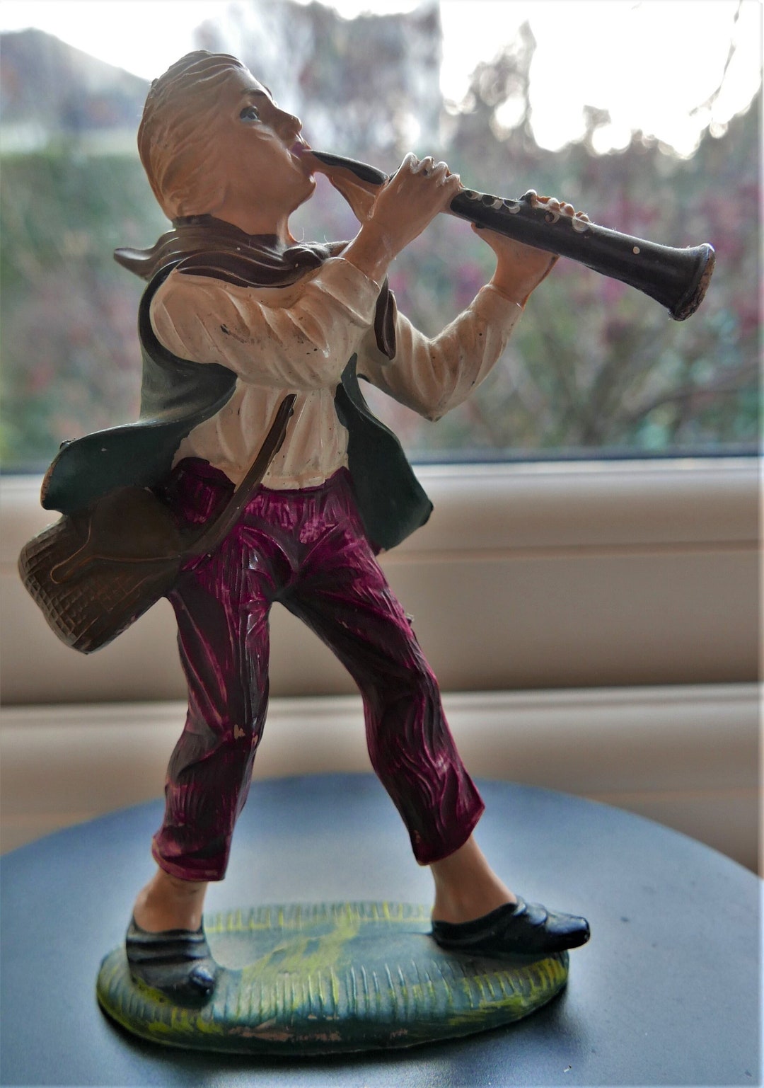 Vintage Italian Nativity Piper Figurine, 1960s Replacement Piece - Etsy