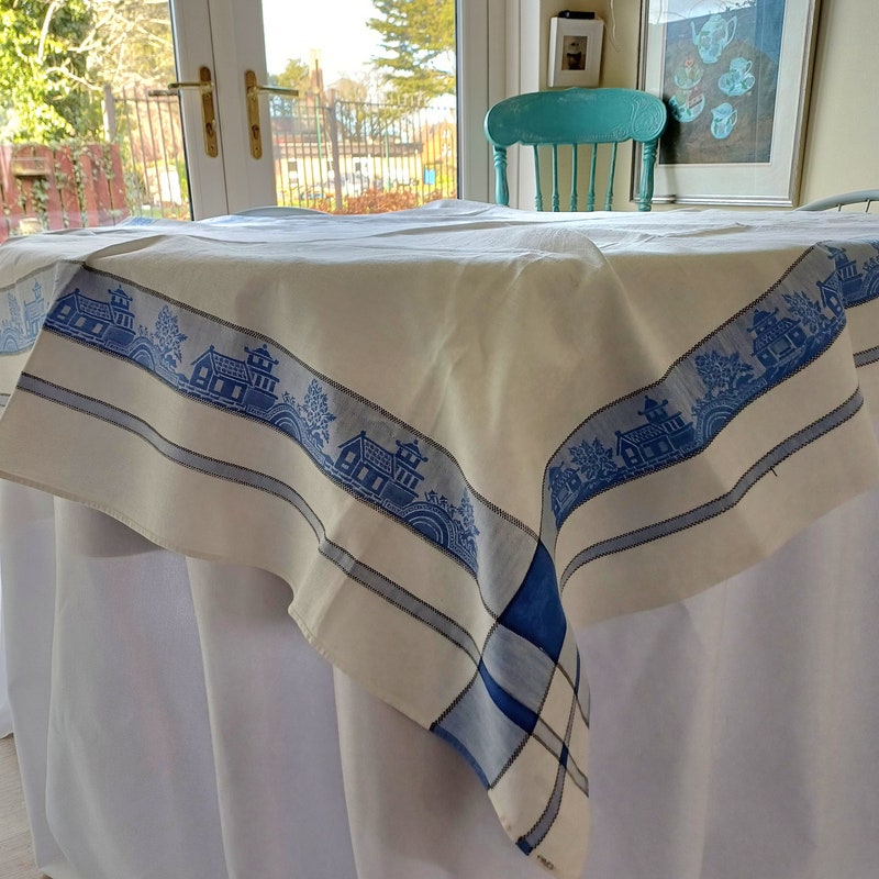 Irish Linen Tablecloth - Etsy