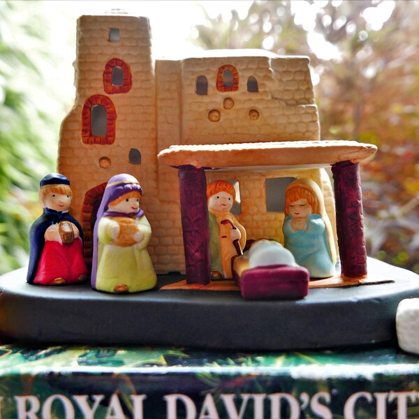 Ceramic Nativity Set - Etsy