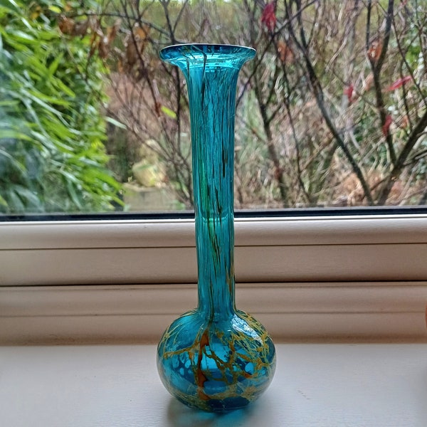Tall Single Stem Glass Vase - Etsy