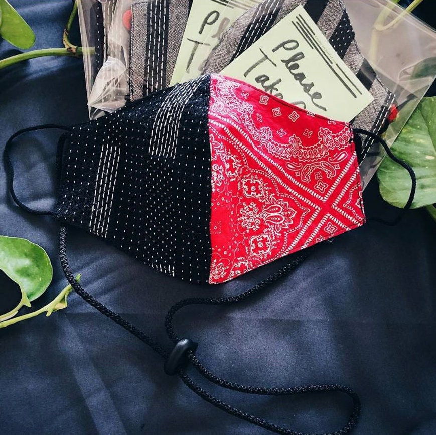 Cotton Face Mask Fabric Mask on Etsy Only unique Design - Etsy