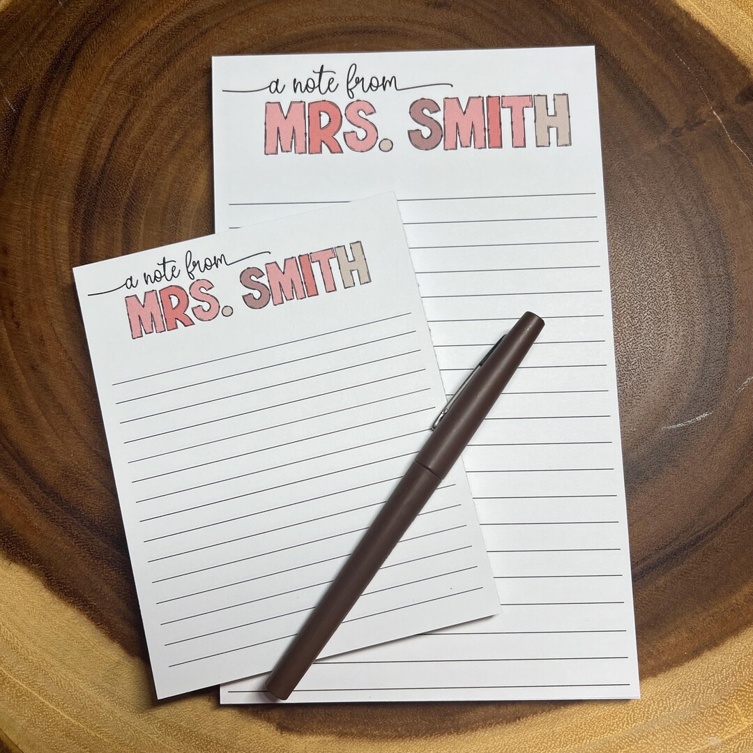 Personalized Notepad Set, Custom Stationery, Housewarming Gift - Etsy