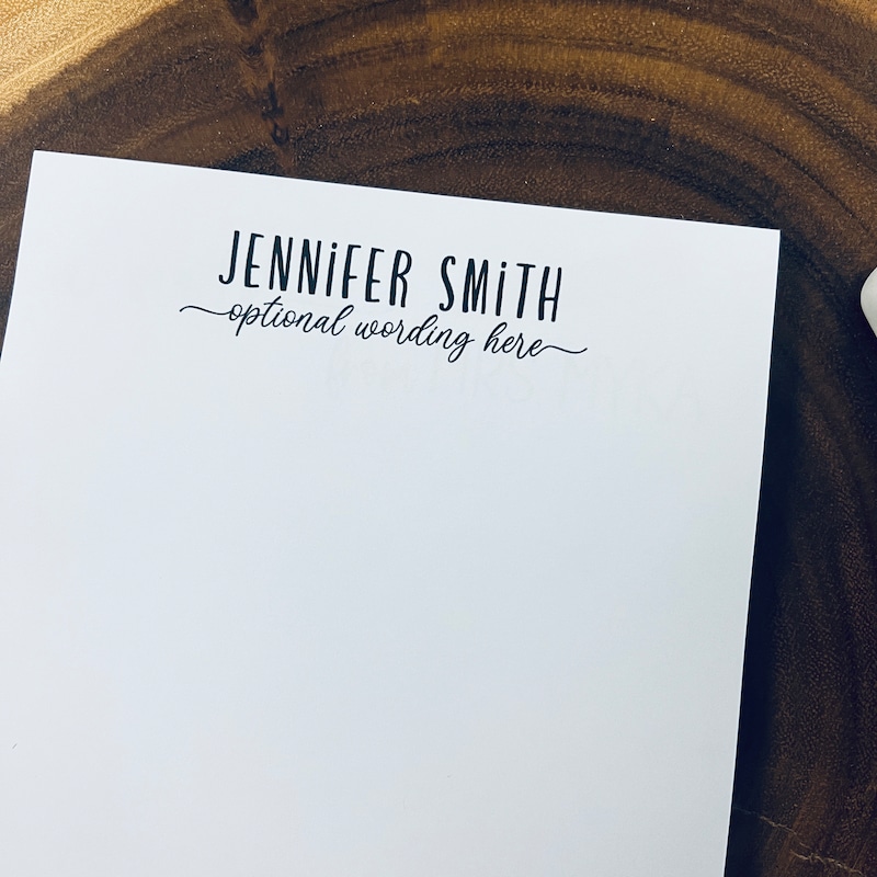 Personalized Notepads - Etsy