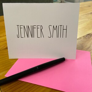 10 Farmhouse Rae Dunn Inspired Personalized Notecards & Envelopes ...