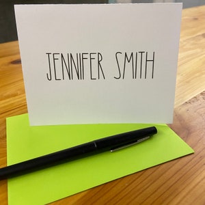 10 Farmhouse Rae Dunn Inspired Personalized Notecards & Envelopes ...