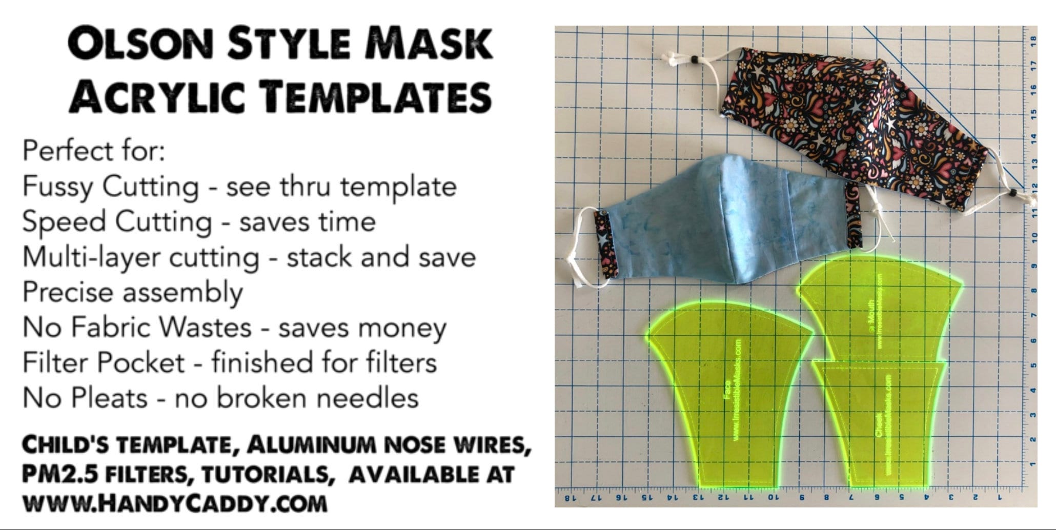 DIY Olson Mask Template to Make Masks in Bulk - Etsy