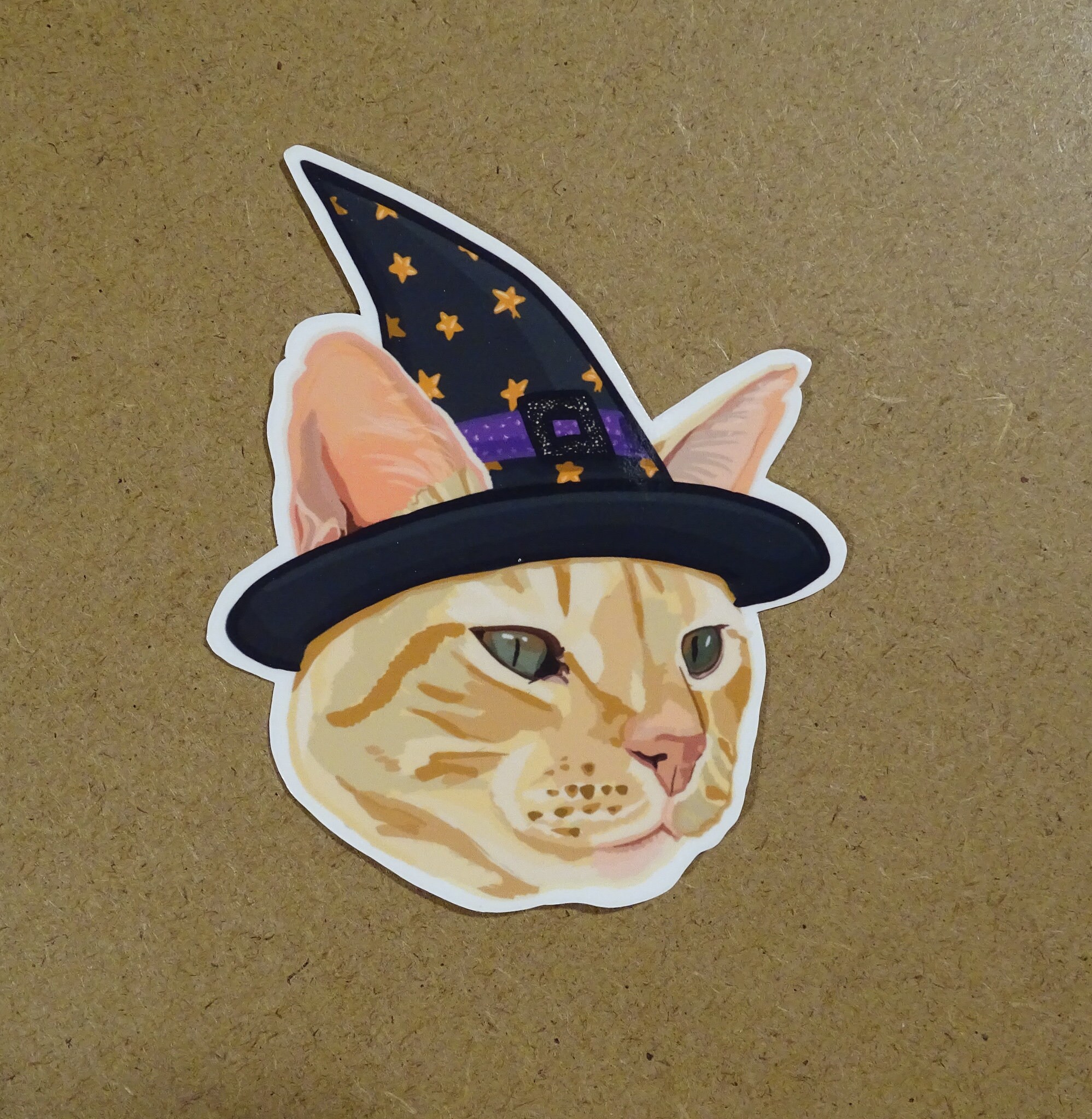 Witchy Cat Sticker - Etsy