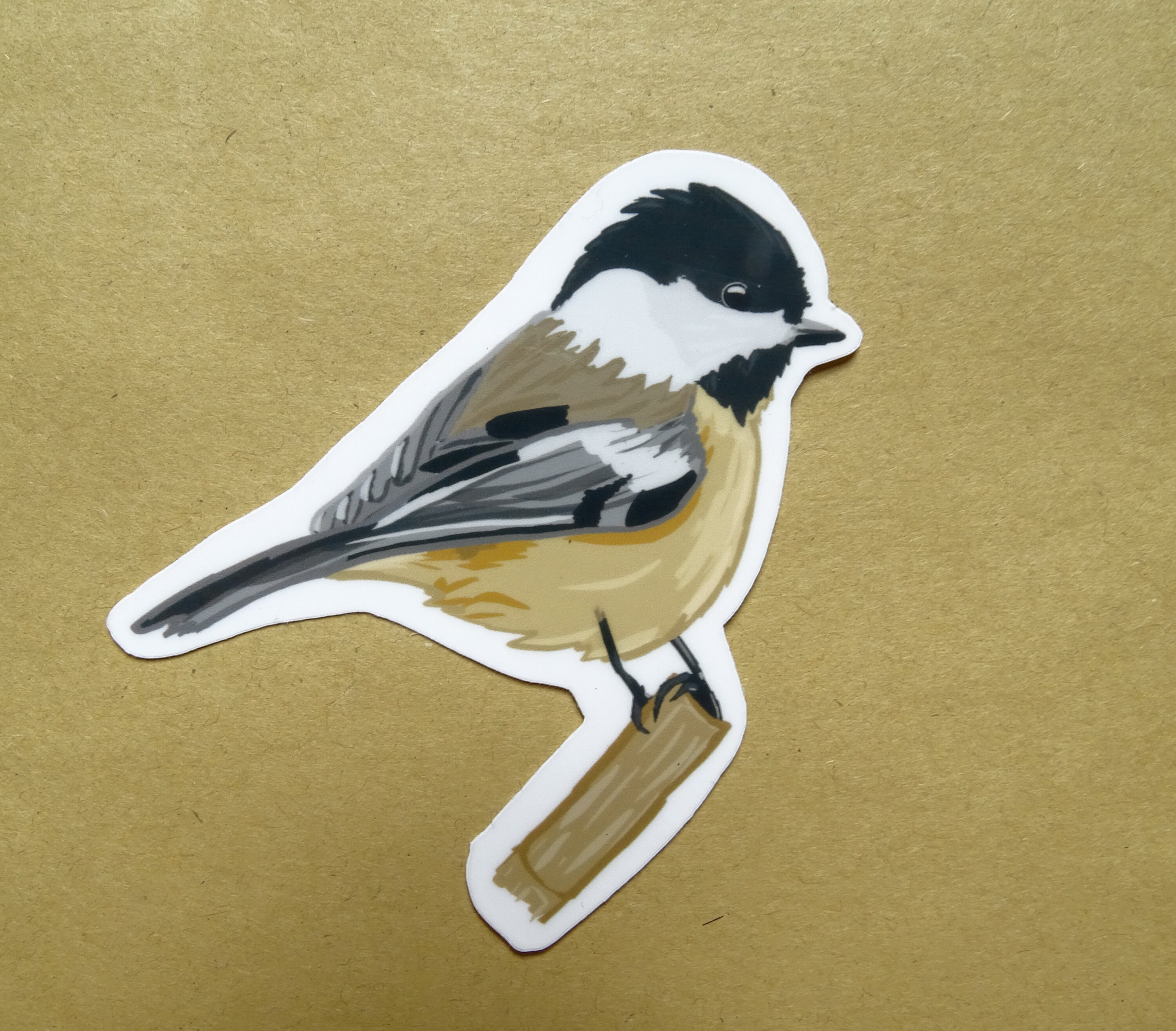 Chickadee Sticker - Etsy