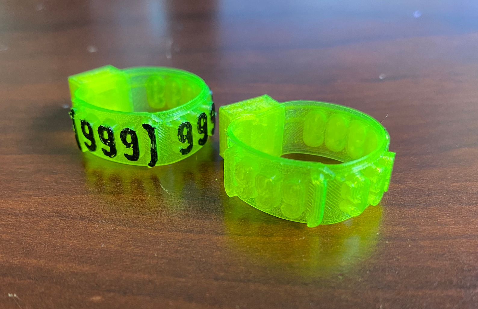 Personalized Chicken or Bird Leg Band Name Band | Etsy Australia