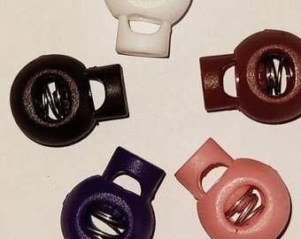 10/ 25/50/100 PACK Single Hole Round Ball Cordlock Cordlock | Etsy