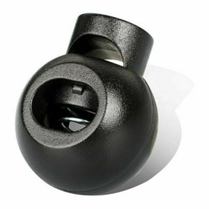 10pcs ,50pcs, 100pcs Single Hole Round Ball Cordlock Cord Lock Toggles ...