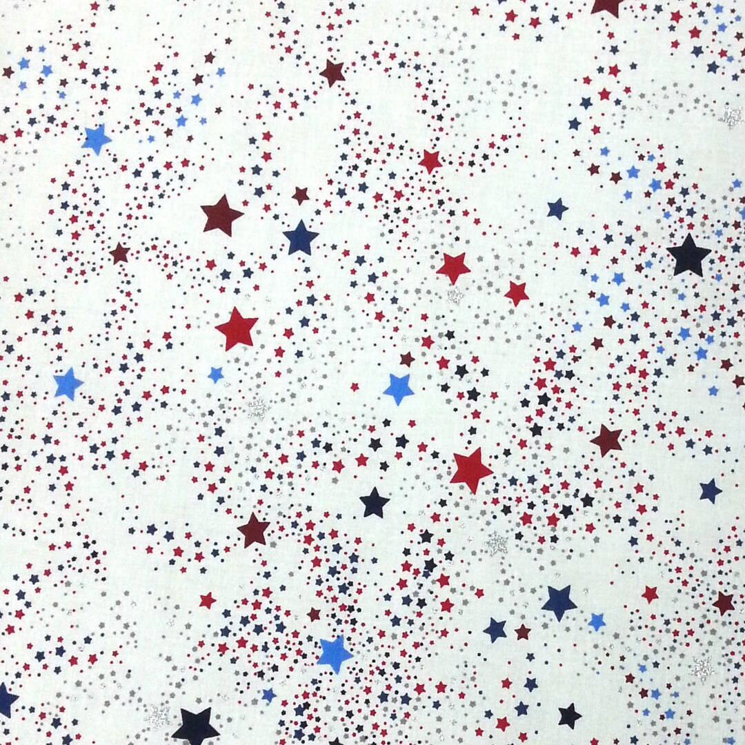 Pow Stars Cotton Fabric fabrickids Fabricfabric by the - Etsy