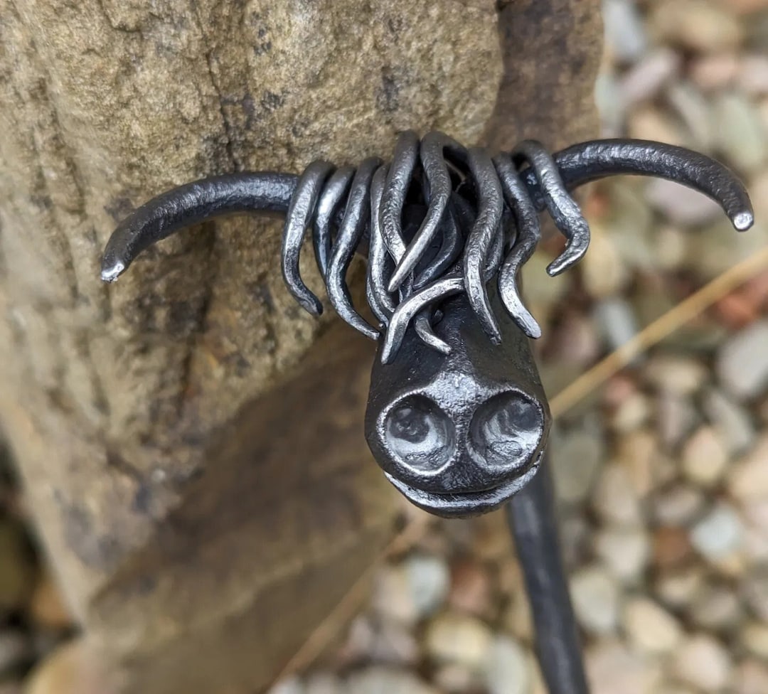 Highland Cow Steak Turner, Hand Forged by a Scottish Blacksmith - Etsy