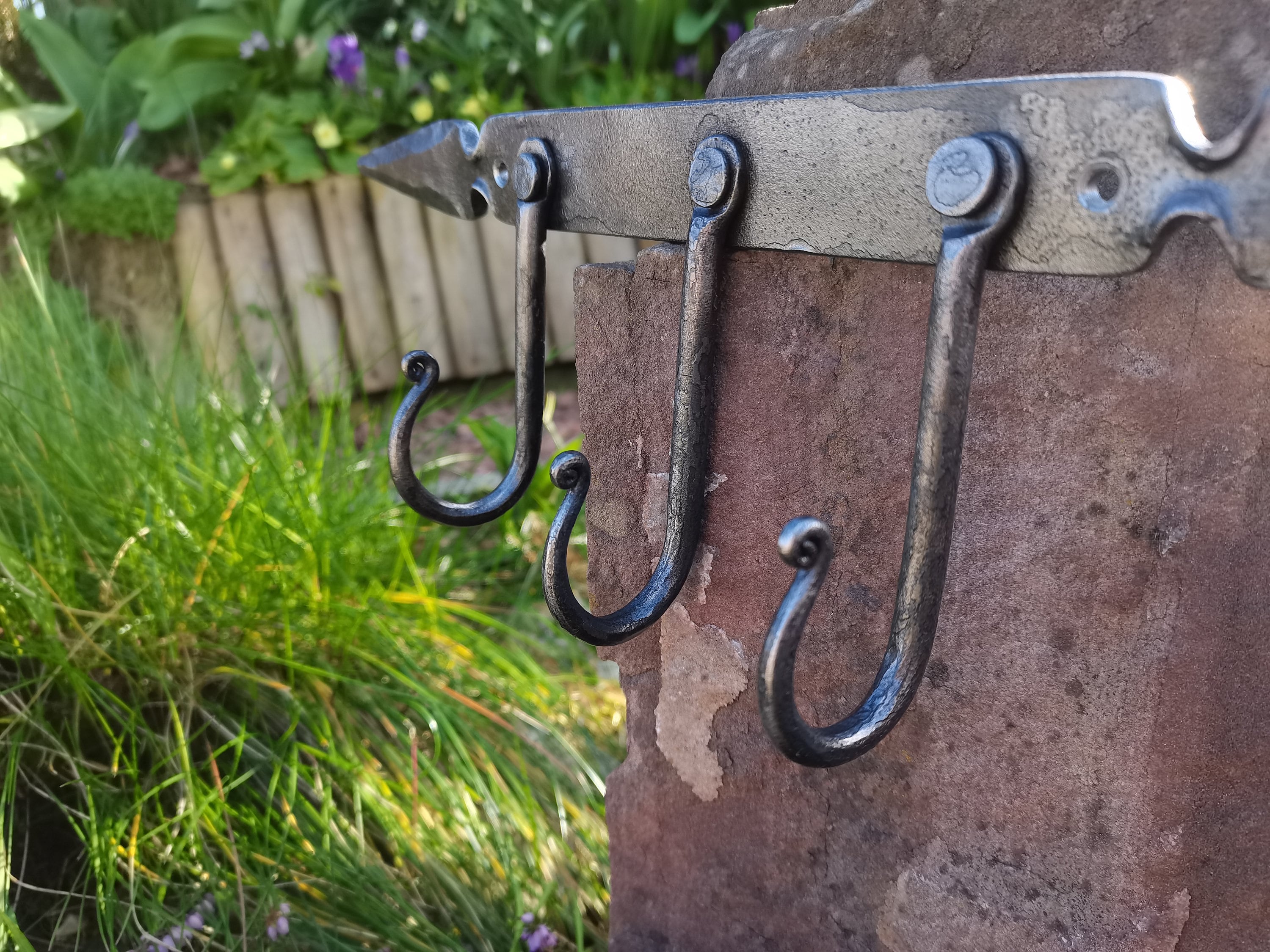Hand Crafted Metal Wall Hooks Made by a Blacksmith - Etsy UK